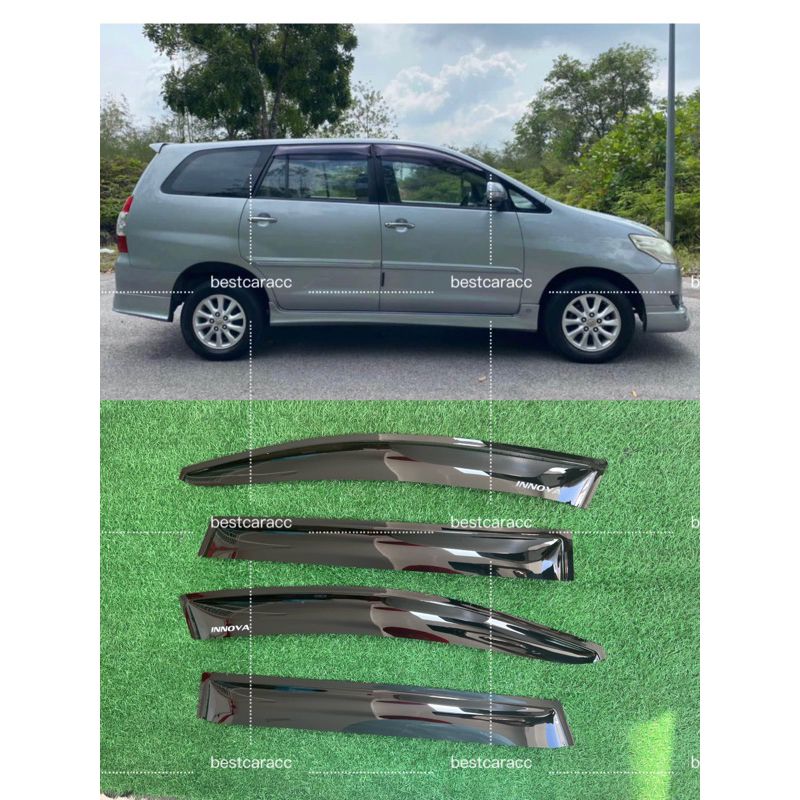 TOYOTA INNOVA 05-16 4”DOOR VISOR | Shopee Malaysia