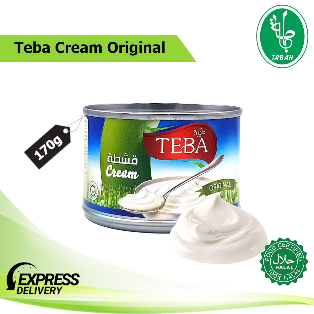 TEBA PURE NATURAL CREAM/READY TO EAT/ARABIC CREAM/170G | Shopee Malaysia