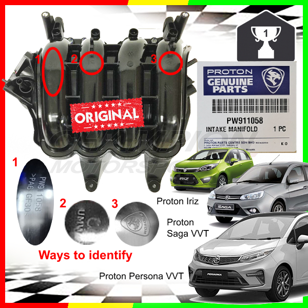 Original Proton Inlet Intake Manifold Iriz New Saga VVT New Persona ...