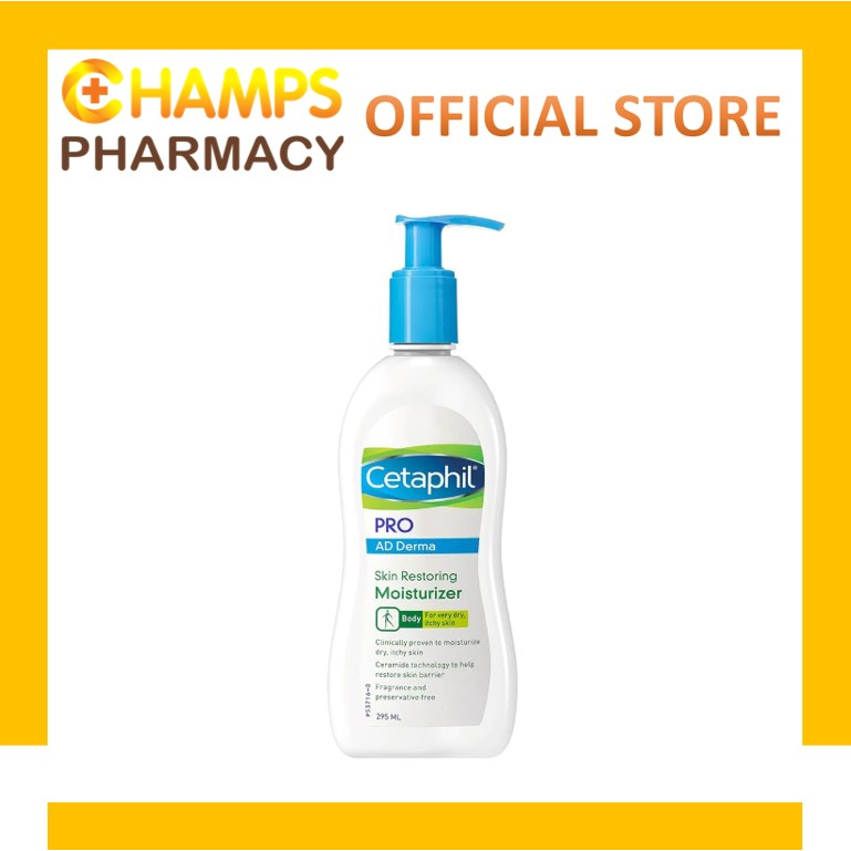 Cetaphil Pro Ad Derma Skin Restoring Moisturizer (125ml/295ml) | Shopee ...