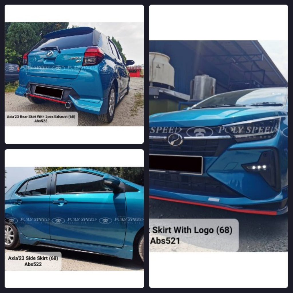 2nd Generation Perodua Axia 2023 Drive 68 Body Kit ABS Ready Stock ...