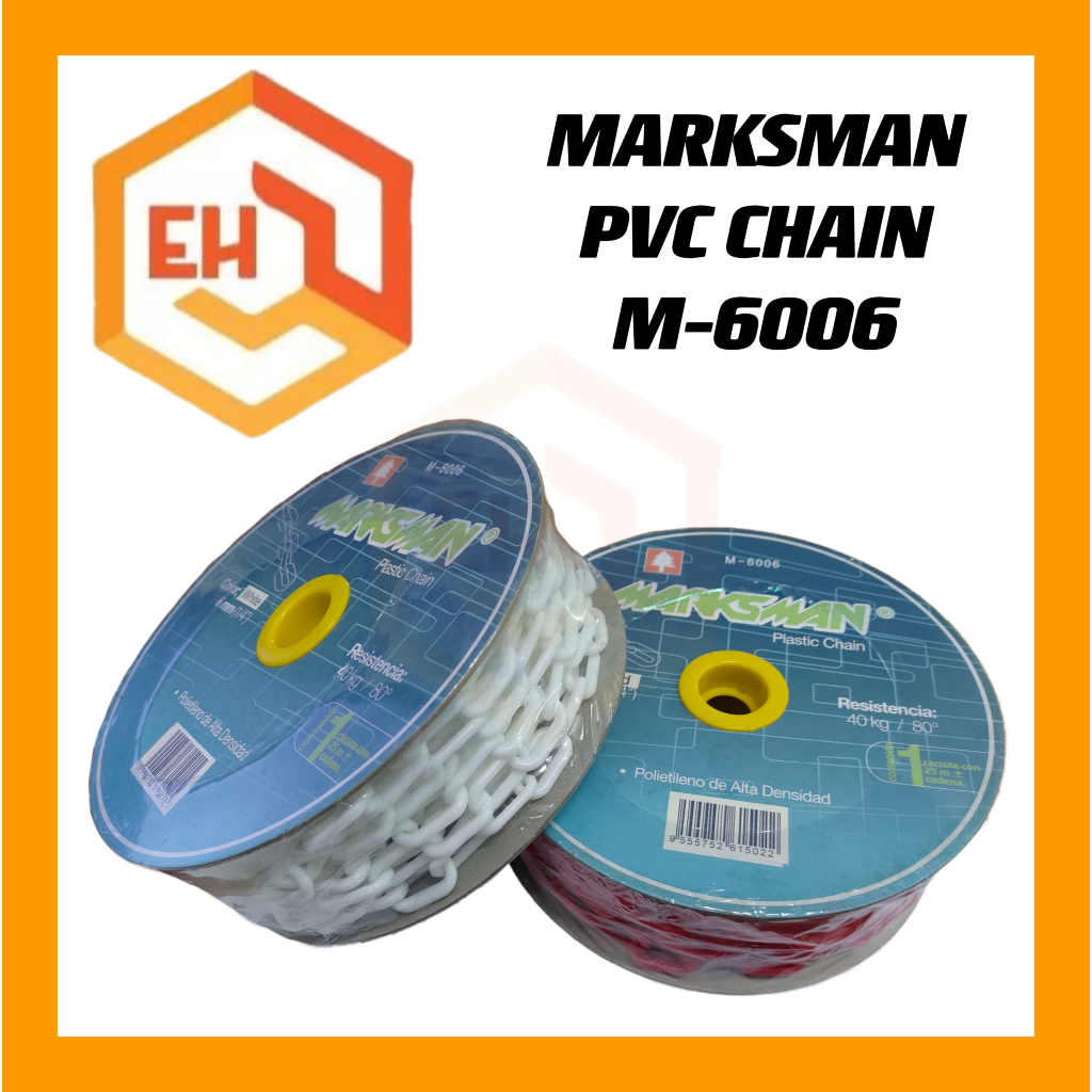[READY STOCK] 6mm x 20 meter PVC Plastic Chain / PVC Rantai Plastik ...