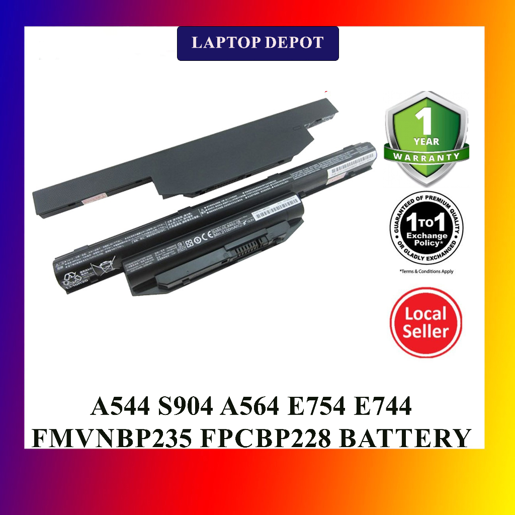 Fujitsu Lifebook E733 E734 E743 E744 E753 E754 FMVNBP235 FMVNBP229 ...