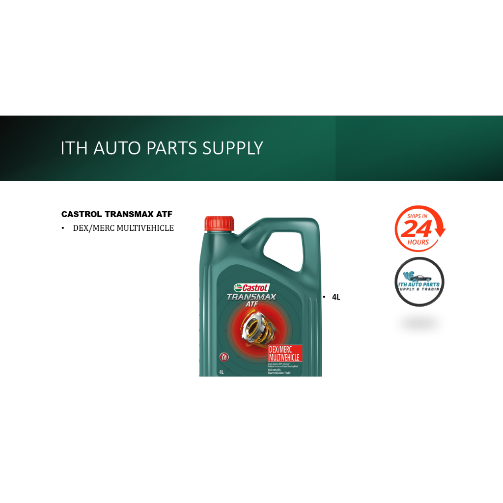 CASTROL TRANSMAX ATF DEXRON VI MERCON LV MULTIVEHICLE 4L | Shopee Malaysia