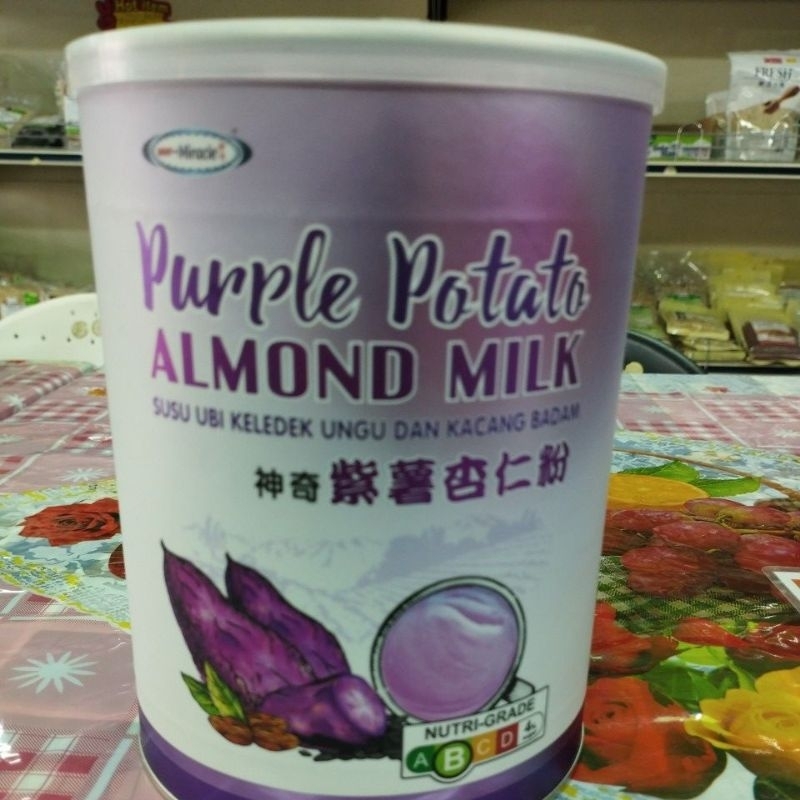 Miracle Organic Purple Potato Almond Milk 900g | Shopee Malaysia