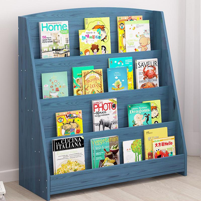 Bookshelf children's bookcase storage rack room storage rack | Shopee ...