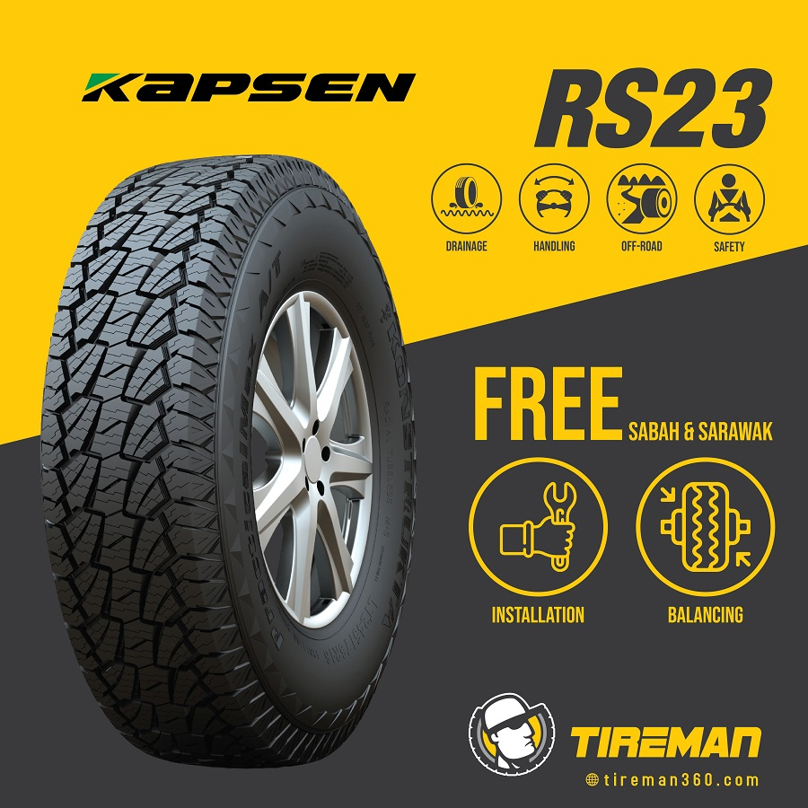 Kapsen RS23 AT 4X4 15 16 17 18 20 Inch Tayar Tire (FREE INSTALLATION ...