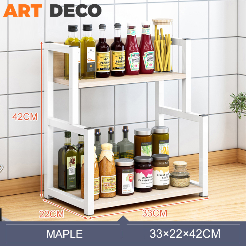 Spice Rack Rak Dapur Storage Rack Kitchen Organizer Rak Rempah Multi ...