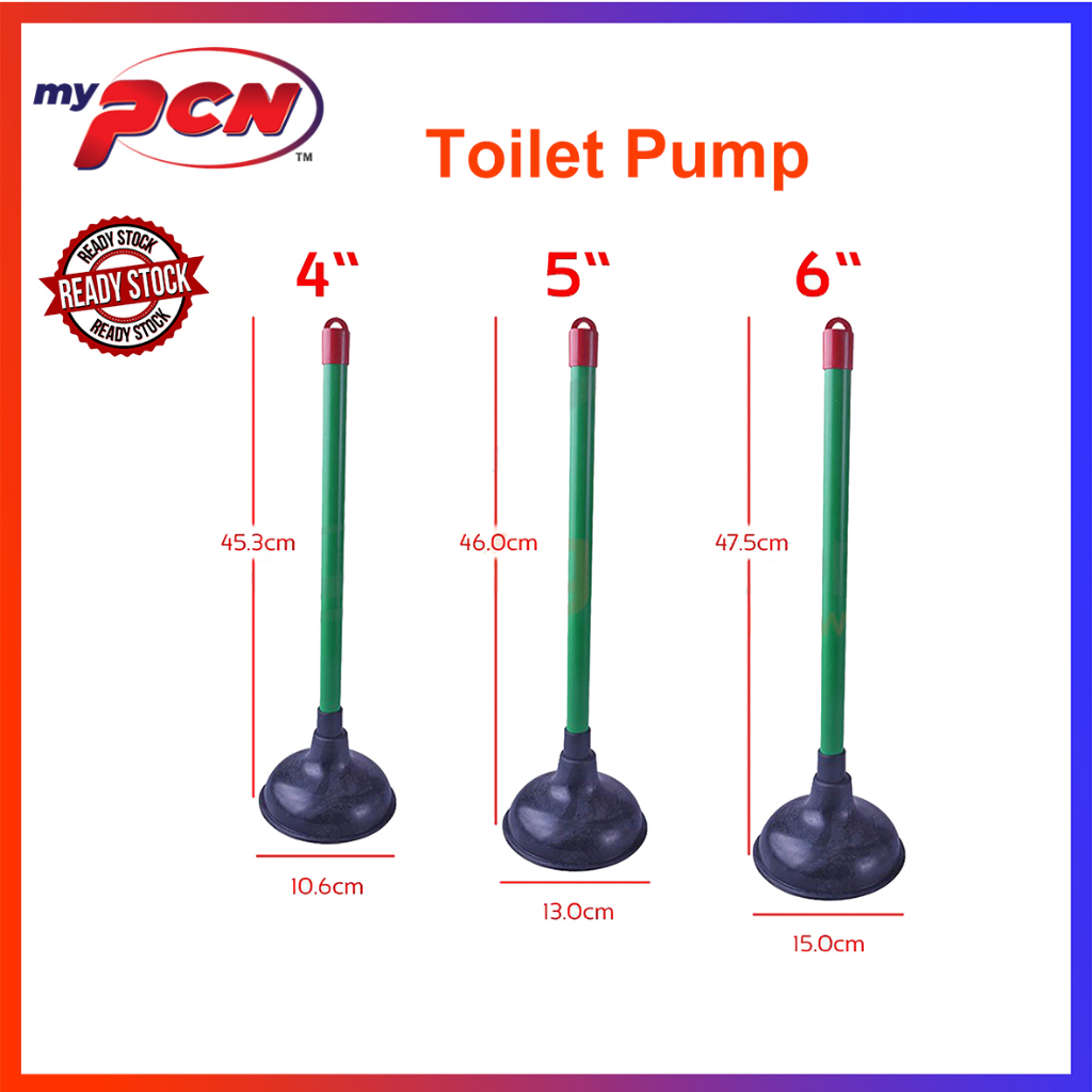 PCN Vacuum Pump / Toilet Pump / Toilet Plunger for Bathroom Cleaning ...