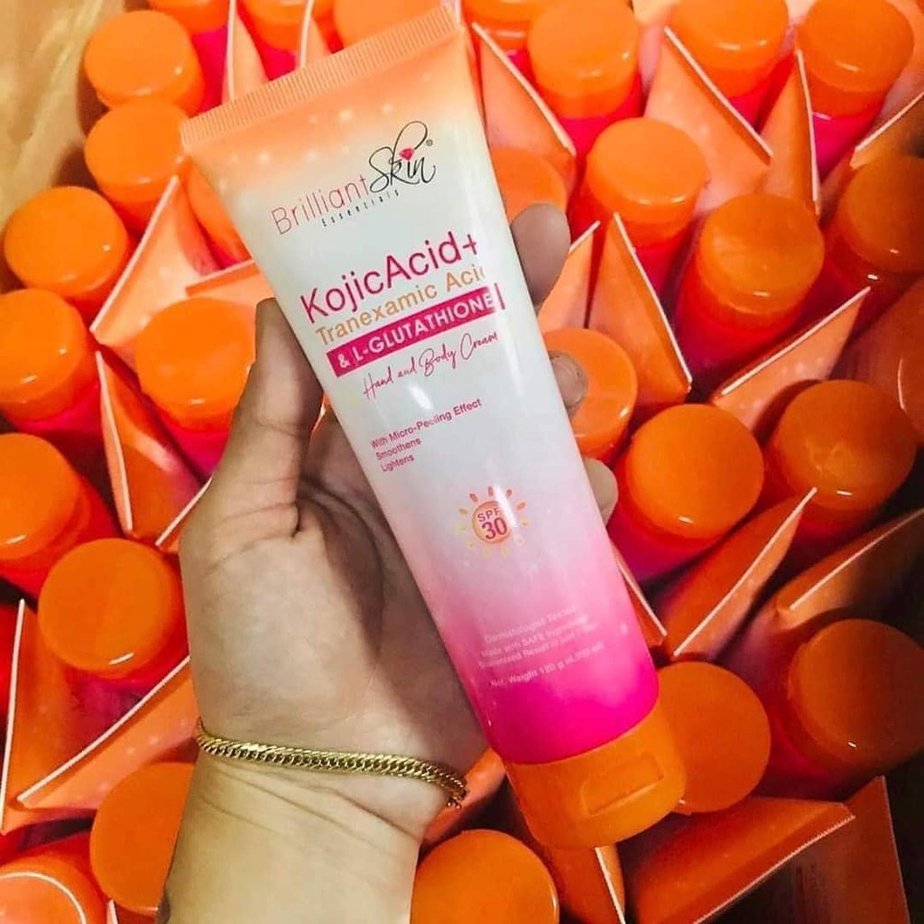 Original Brilliant Skin Kojic Acid + Tranexamic & L-Glutathione hand ...