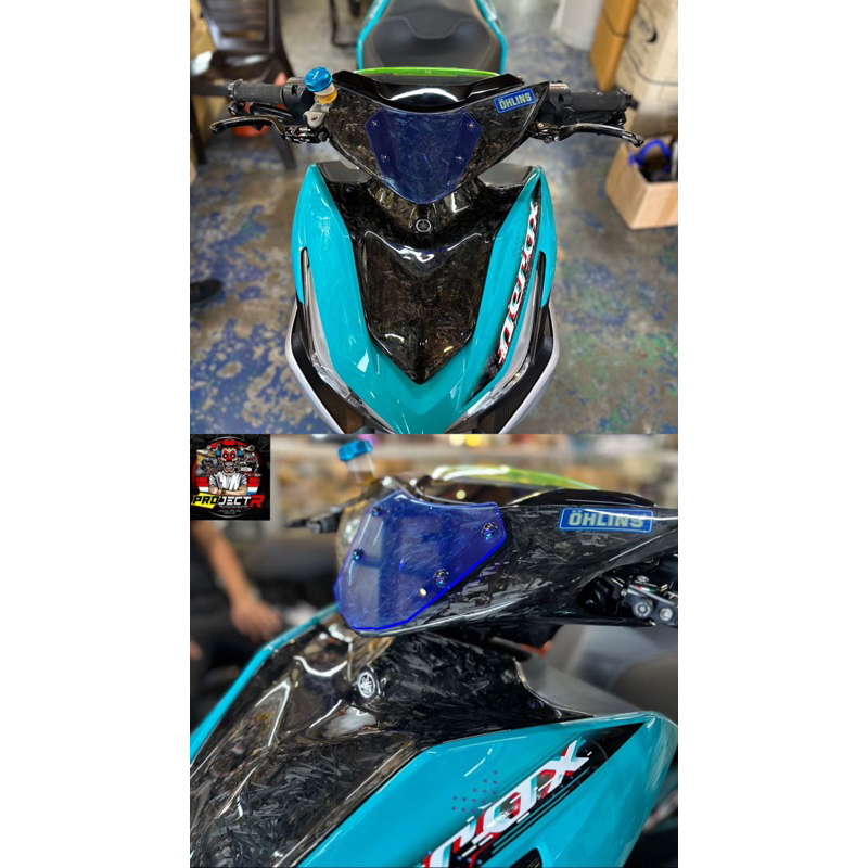 VISOR NVX V1/V2 CUSTOM NEW ( NUMBER PLATE TIDAK DISEDIAKAN) | Shopee ...