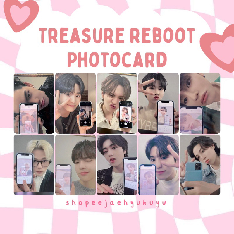 TREASURE Photocard REBOOT 2nd Full Album YG Select Withmuu POB Tower ...
