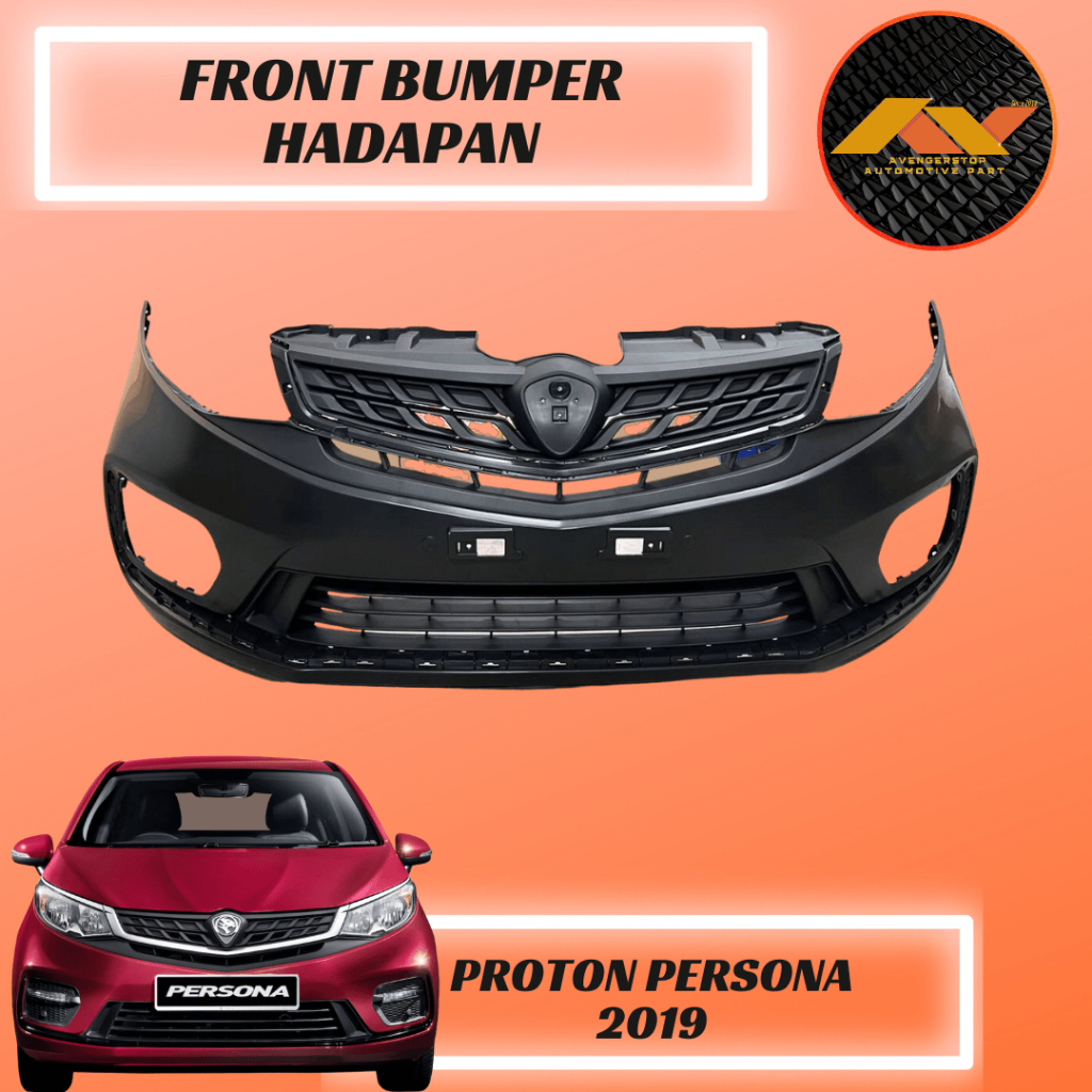 Proton Persona VVT 2019 Facelift (2nd Model) Front Bumper PP Plastic ...