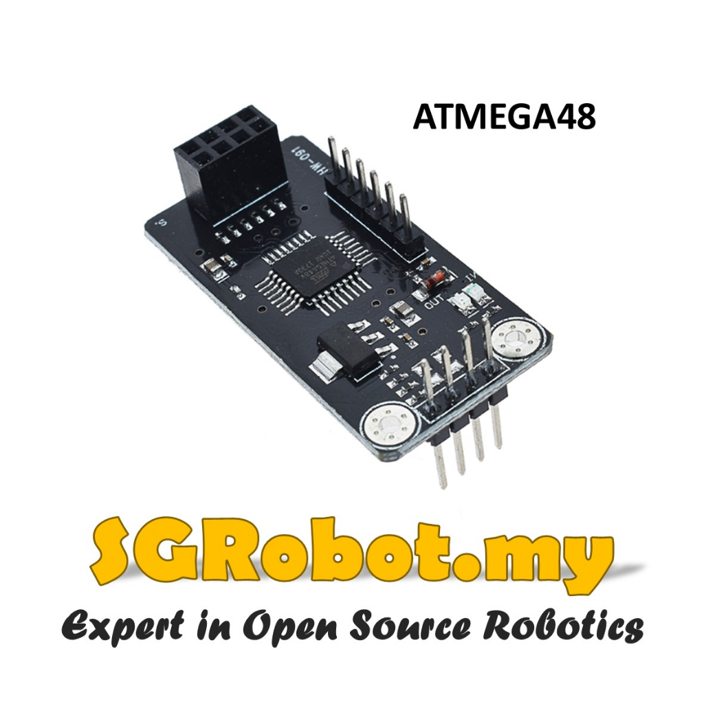 ATMEGA48+NRF24L01+ wireless Shield module SPI to IIC I2C TWI Interface Development Board spi to ...