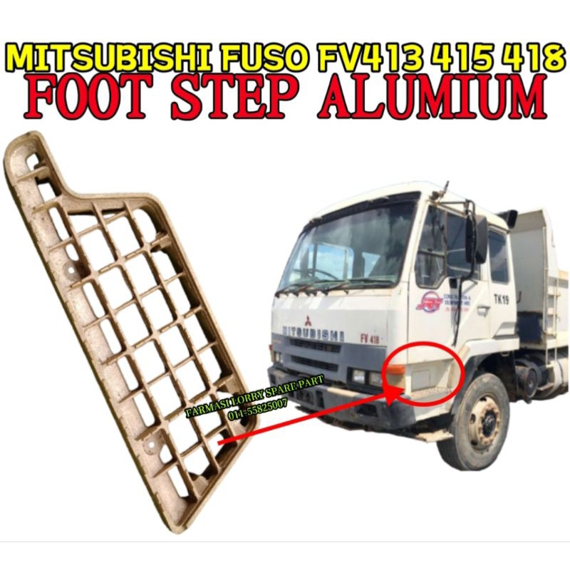 MITSUBISHI FUSO CANTER FV413 FV415 FV418 FOOT STEP ALUMIUM UNTUK LORRY ...