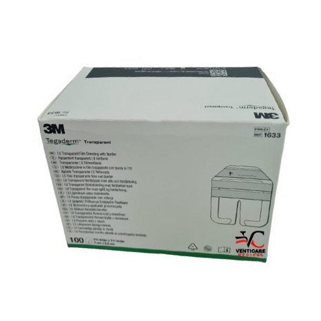 3M™ Tegaderm™ IV Transparent Film Dressing 1633 1PC only Size 7.0x8.5cm ...