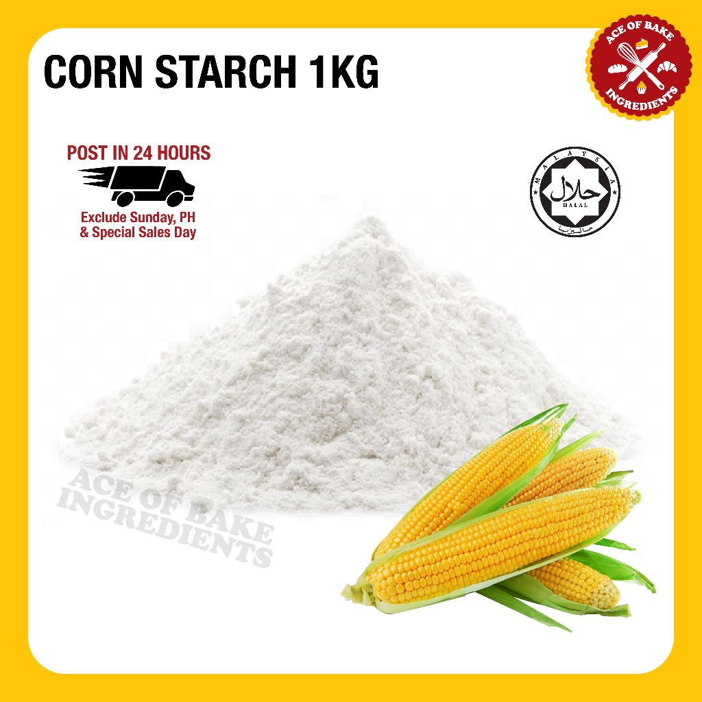 Corn Starch 1kg⠀⠀⠀⠀⠀ | Shopee Malaysia