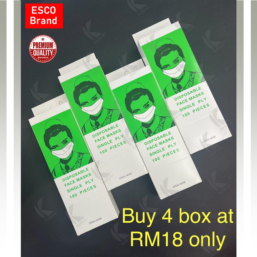 1Ply Face Mask/Paper Mask/Topeng muka/一次性口罩 (Disposable) | Shopee Malaysia