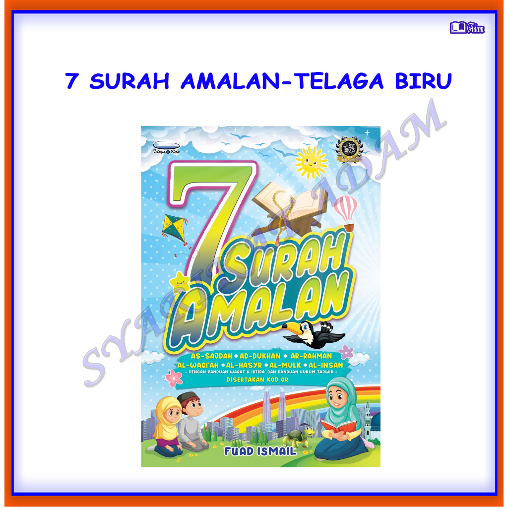 [ADM] 7 SURAH AMALAN-TELAGA BIRU | Shopee Malaysia