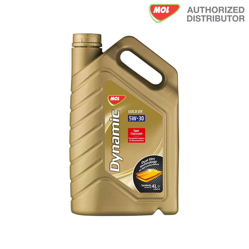 MOL Dynamic Gold DX 5W30 Fully Synthetic Engine Oil (4L) | Shopee Malaysia