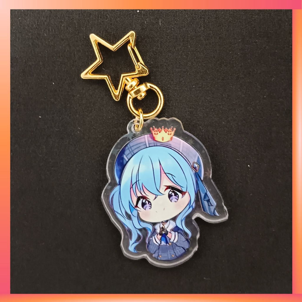 Hololive Keychain Keychian Anime Key Chain Hololive Gura Suisei Fubuki ...
