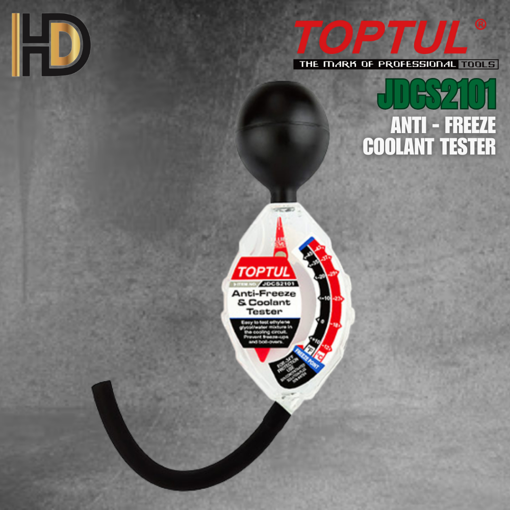 TOPTUL Anti Freeze & Coolant Tetser / Heavy Duty Type Coolant Tester ...