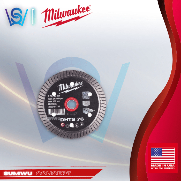 MILWAUKEE 76MM (3") DIAMOND CUTTING BLADE (4932-4647-15) for M12 Cut ...