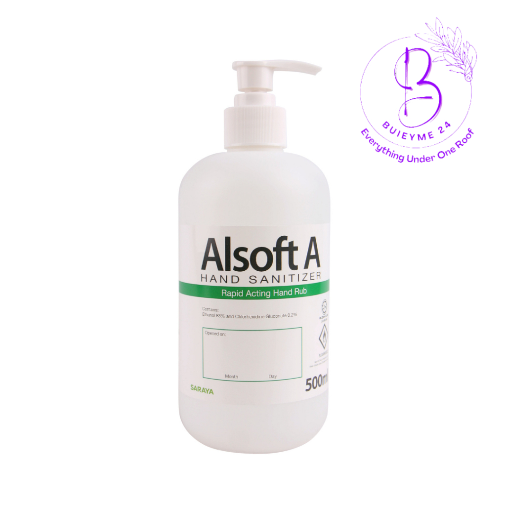 [READY STOCK] Alsoft A Rapid Acting Hand Rub Hand Sanitizer 500ml ...
