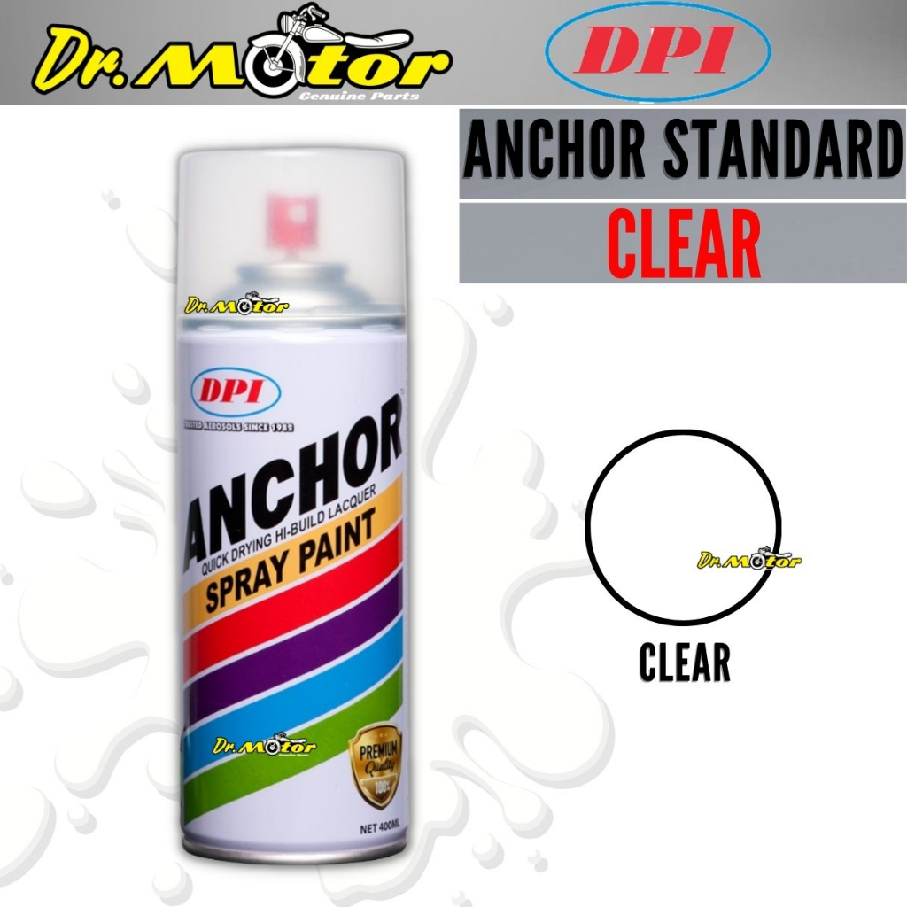ANCHOR 1 CLEAR Can Spray Paint 400ML Cat Spray Tin 100% Original ...