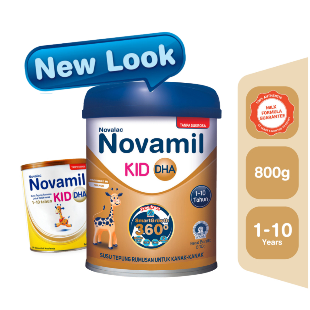 Novamil KID DHA Growing Up Milk (800g) | Shopee Malaysia