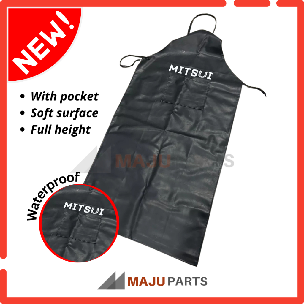 [NEW] MITSUI Brush Cutter Apron / Baju Apron Mesin Rumput (with Pocket ...
