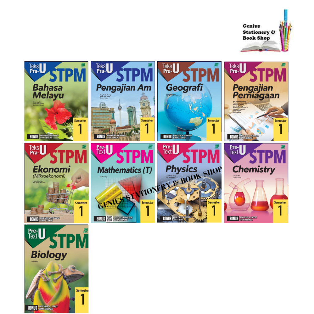 Teks Pra-U STPM Semester 1 (Edisi 2024) | Shopee Malaysia