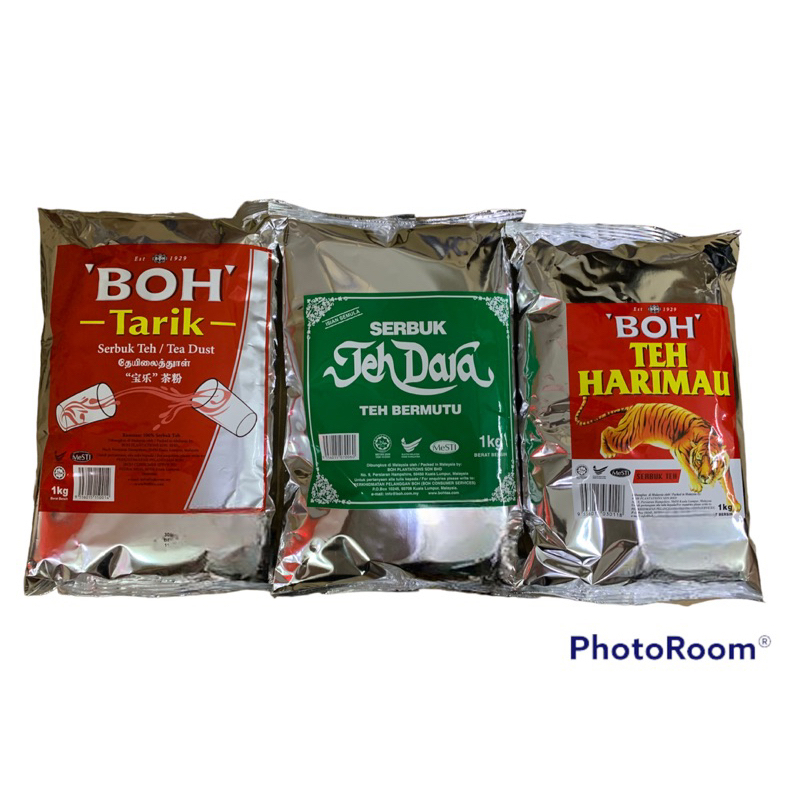 1kg Teh Serbuk BOH Tarik / Teh Dara / Teh Harimau | Shopee Malaysia
