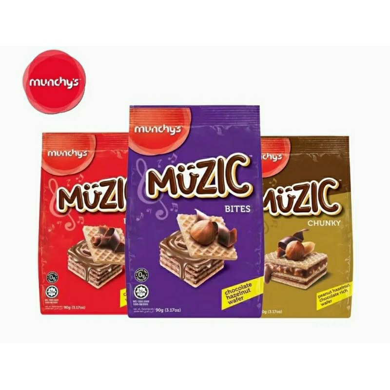 Munchy's Muzic Wafer Bites 90g | Shopee Malaysia