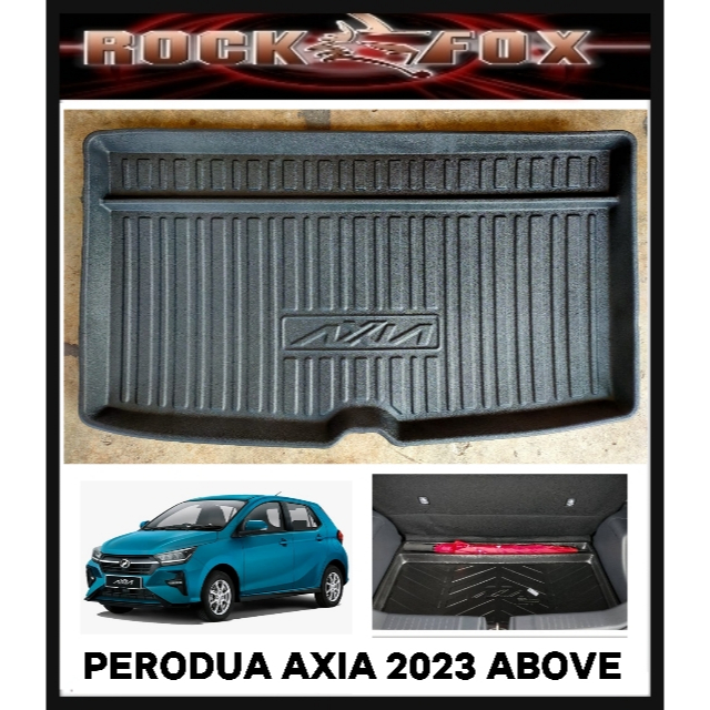 ABS PERODUA AXIA 2023 Above Car Boot Tray Luggage Cargo Trunk Tray ...