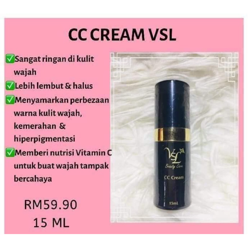️ ️ CC Cream by VsL 💯 orijinal ( READY STOK ) | Shopee Malaysia