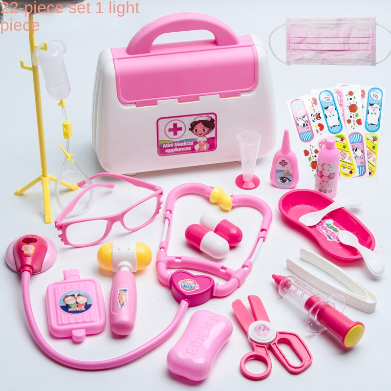 Children's doctor toy set boy girl simulation nurse stethoscope ...