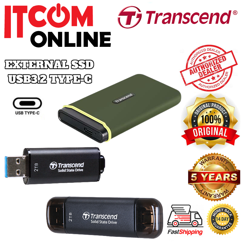 TRANSCEND USB3.2 TYPE-C ESD310C , ESD310P , ESD310S , ESD370C & ESD380C ...