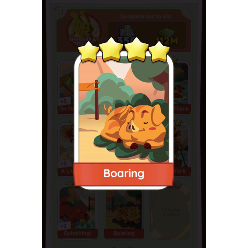 Monopoly Go Sticker 4 Star | Shopee Malaysia