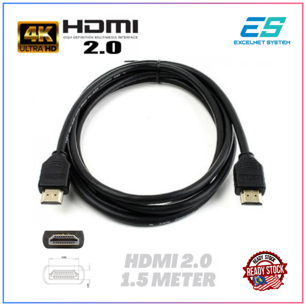 HDMI Cable High Speed Plug HDMI Cable 1080P HDTV For PS3/3D UK/MYTV (1 ...