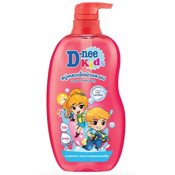 D-NEE Kids Head & Body Bath Red Gummi Scent 600 ml | Shopee Malaysia