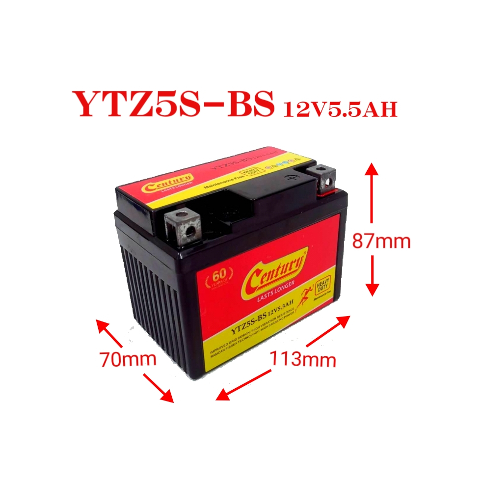 YTZ5S YTZ5 BATTERY GEL MADE IN JAPAN Y15 LC V2 V3 V4 WAVE W125 | Shopee ...