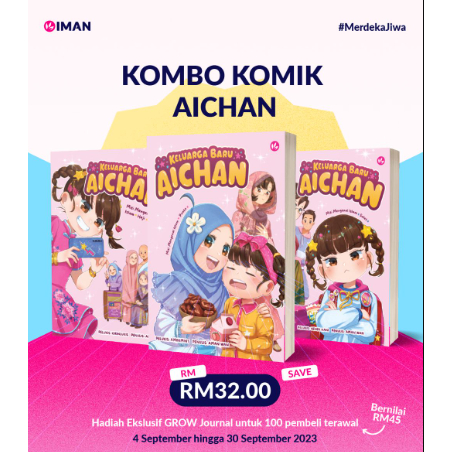 Kombo Komik Aichan. Keluarga Baru Aichan: Misi Mengenal Islam | Shopee Malaysia