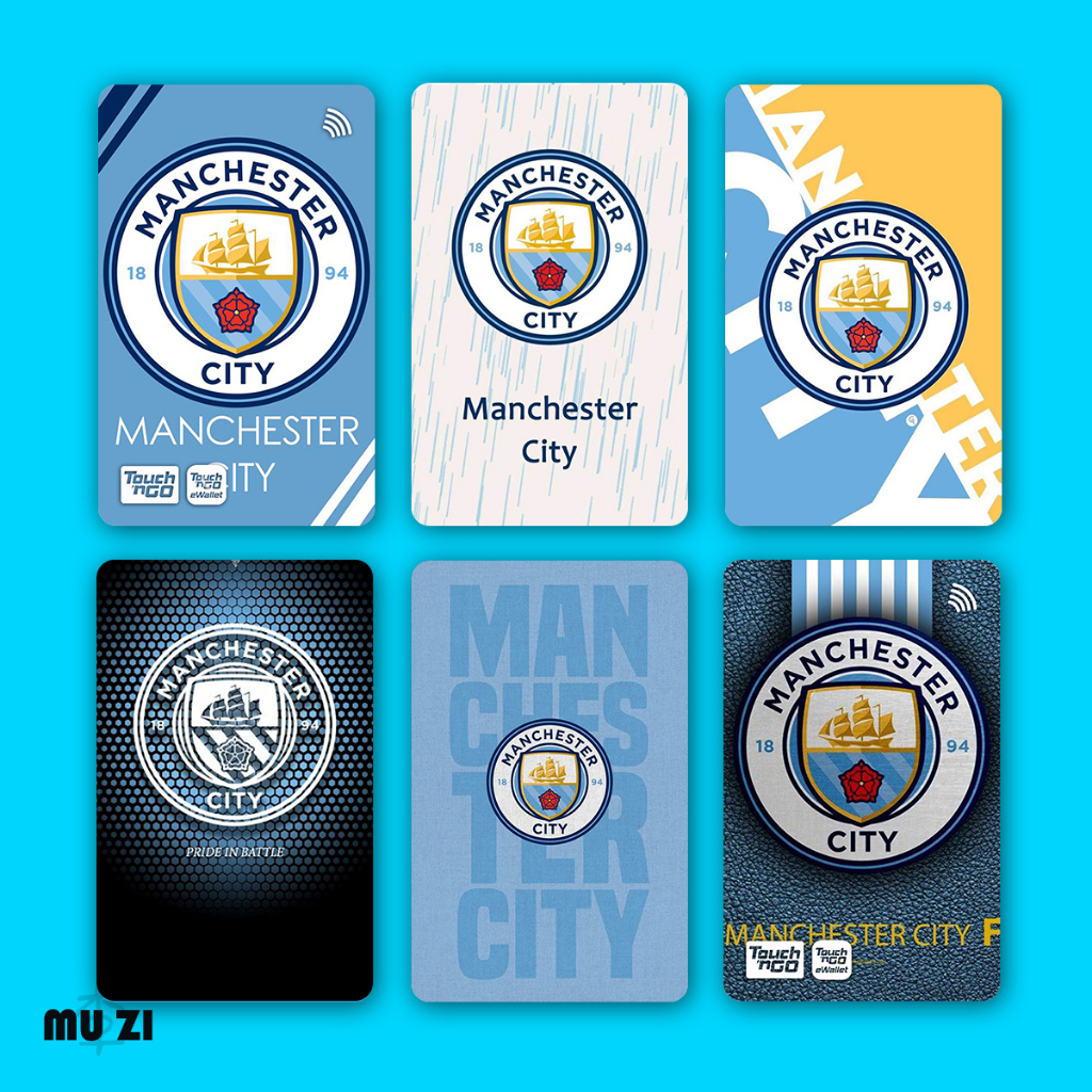 Manchester City TnG Card STICKER NFC STICKER Waterproof Thick Hard ...