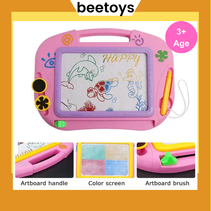 Color Drawing Board Erasable Graffiti Drawing Writing Board | Shopee ...