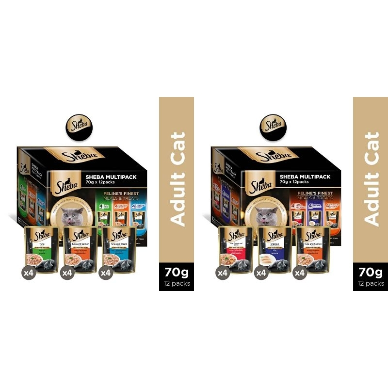 SHEBA MULTIPACK (12 POUCHS X 70G) | Shopee Malaysia