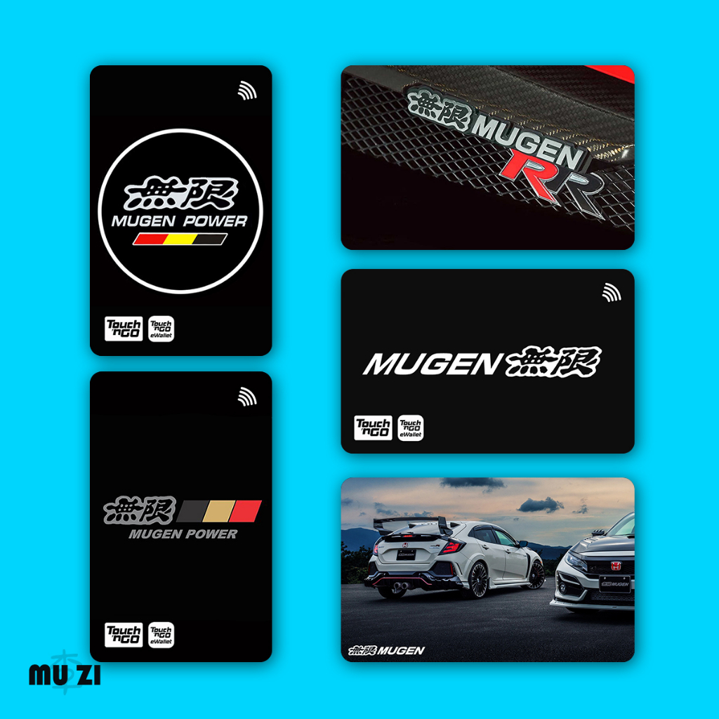 MUGEN TnG Card STICKER NFC STICKER Waterproof Thick Hard Material Mugen ...