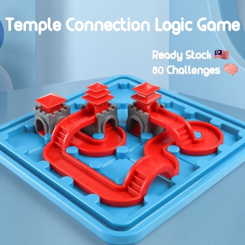 Temple Connection Logic Game Brain Teaser IQ Game for Kids Brain ...