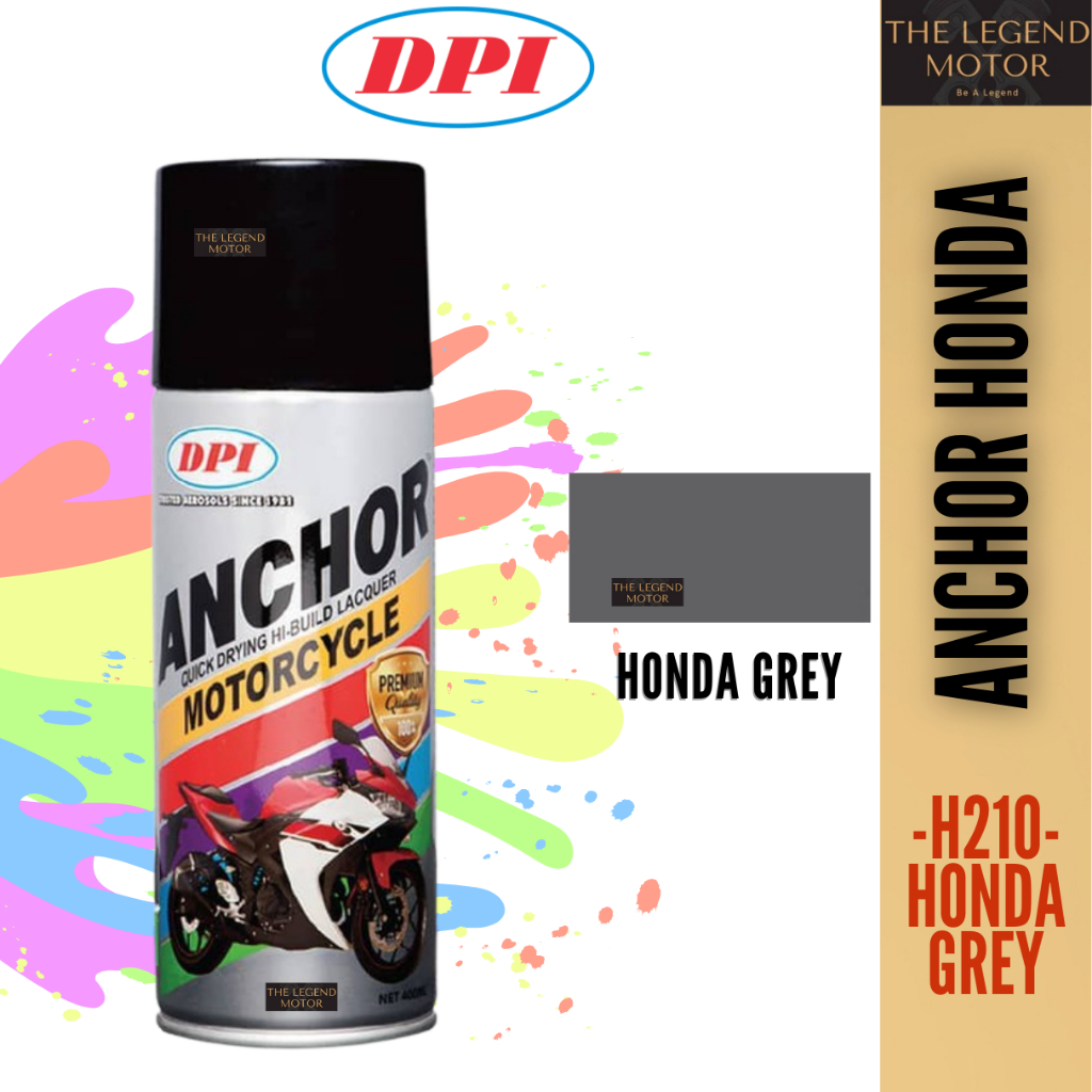 ANCHOR H210* H210 Honda Grey Kelabu Motorcycle Series Can Spray Paint ...