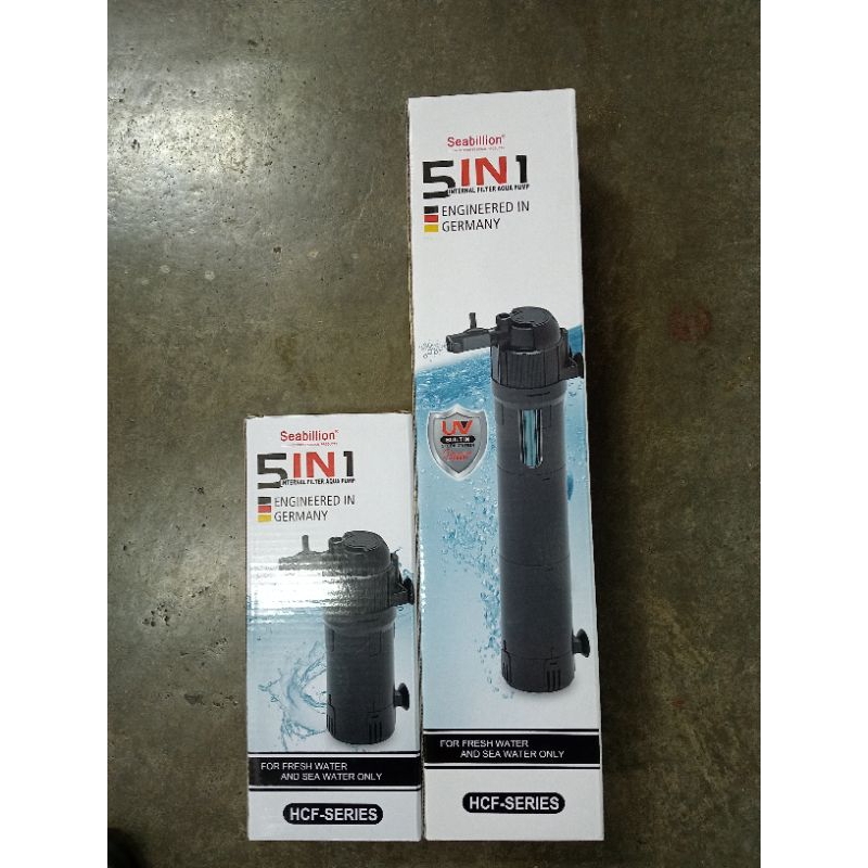 SEABILLION HCF-711/714 5IN1 UV INTERNAL FILTER AQUA PUMP | Shopee Malaysia